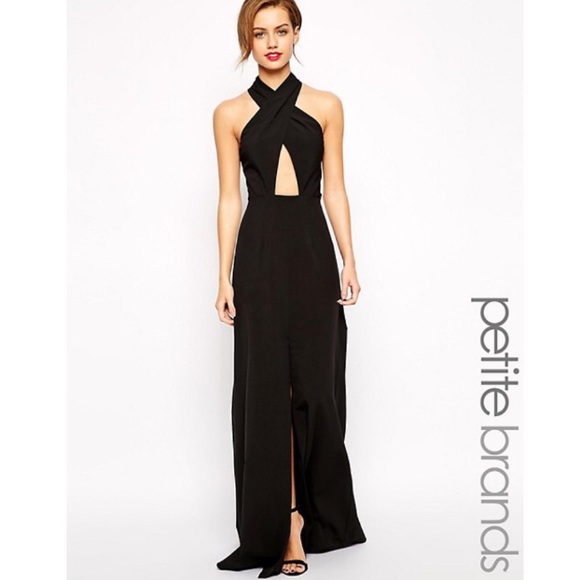 ASOS | Dresses | Asos Jarlo Wrap Halterneck Maxi Dress | Poshmark